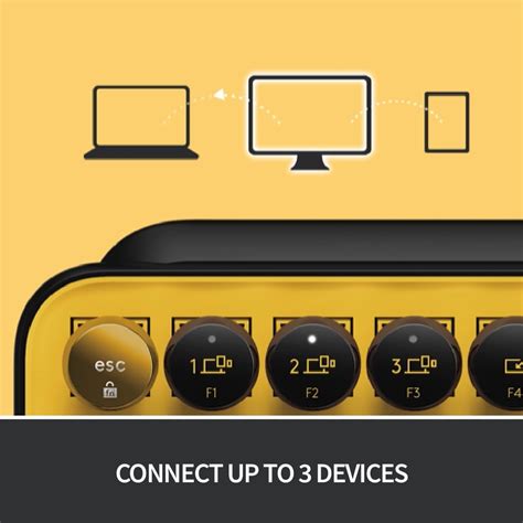 Logitech POP Keys Mechanical Wireless Keyboard With Customisable Emoji Keys