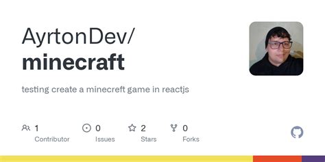 Github Ayrtondevminecraft Testing Create A Minecreft Game In Reactjs