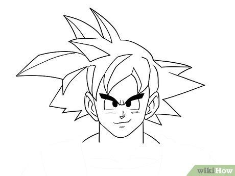 How To Draw Goku 14 Steps With Pictures WikiHow