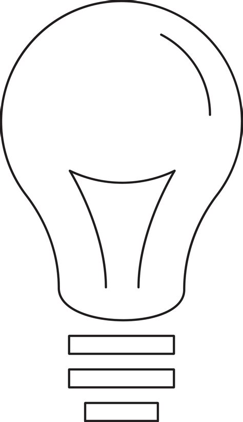 Electric Light Bulb Icon Vector Art At Vecteezy