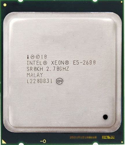 Intel Xeon E5 2680 2 7ghz 8 Core 20m 8 Gt S Lga2011 Sr0kh Cpu Processor