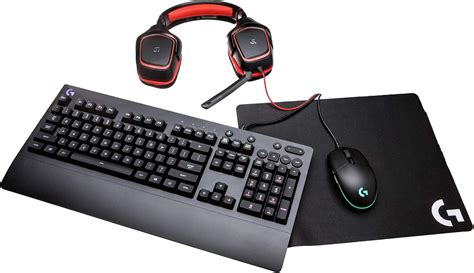 Logitech G Gear Up Gaming Bundle Gaming Grade Mouse Keyboard Stereo Headset Mouse