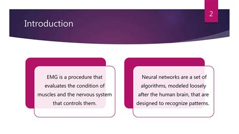 Emg Classification Using Ann Ppt