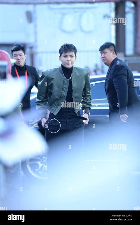 Chinese Actor Kris Wu Yifan Arrives On The Red Carpet For The Premiere