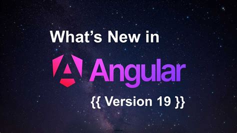 Angular 19 New Features Youtube