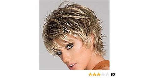 Beisd Short Blonde Hair Wig With Dark Roots Natural Synthetic Wigs For