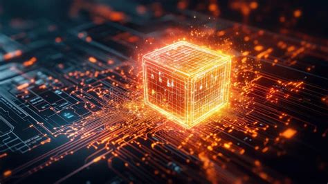 Glowing Safe For Password Manager Application Stock Illustration