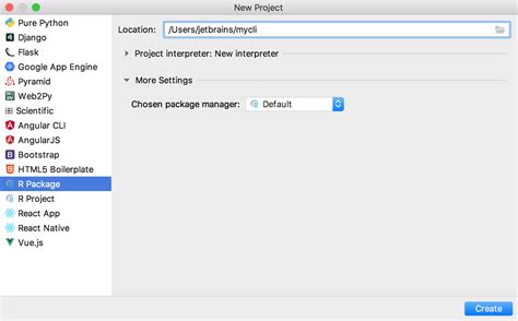 Build R Packages PyCharm