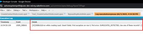 Salesforce Apex Bypass Duplicate Rules
