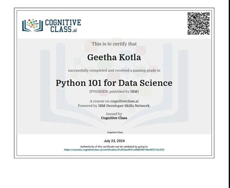 Geetha Kotla On Linkedin Cognitive Datascience Python Skillbuilding Datavisualization