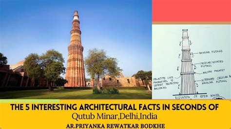 Qutub Minar Elevation Ashoka Pillar Qutub Minar Complex New Delhi