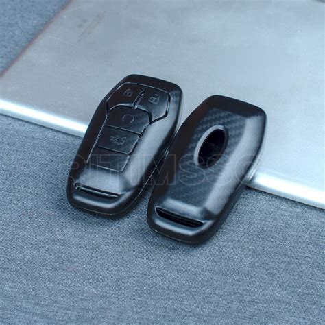 포드 퓨전 몬데오 머스탱 F 150 익스플로러 엣지 2015 2018 용 카본 Abs 자동차 키 커버 케이스 자동차 스타일링 키 보호 키체인 Aliexpress