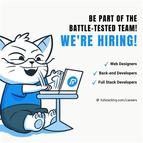 Fullstack Hq On Linkedin Were Hiring Designers And Developers At