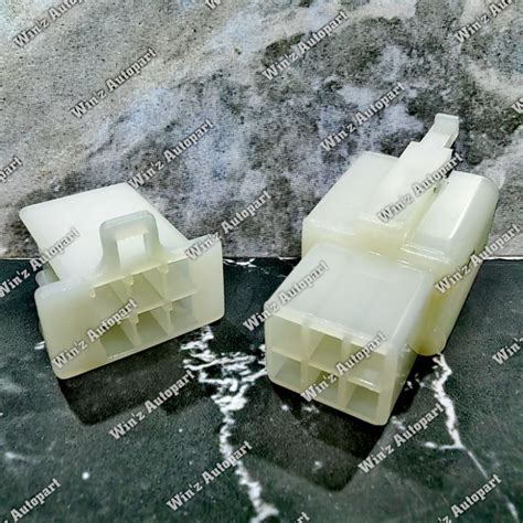 Jual Soket 6 Pin Kecil Nylon Tipe 110 Socket Only Kosongan Socket 6