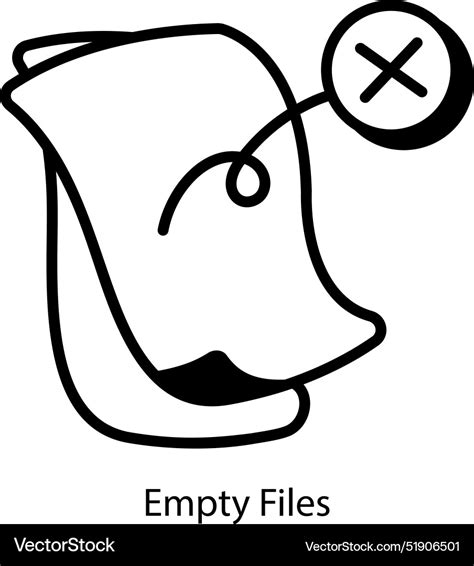Empty Files Royalty Free Vector Image Vectorstock