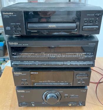 Mini Stereo Component System SC CH Ampl Mixer Technics Brand Radiomuseum Org
