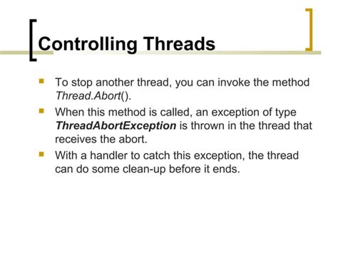Threads And Synchronization In C Ppt