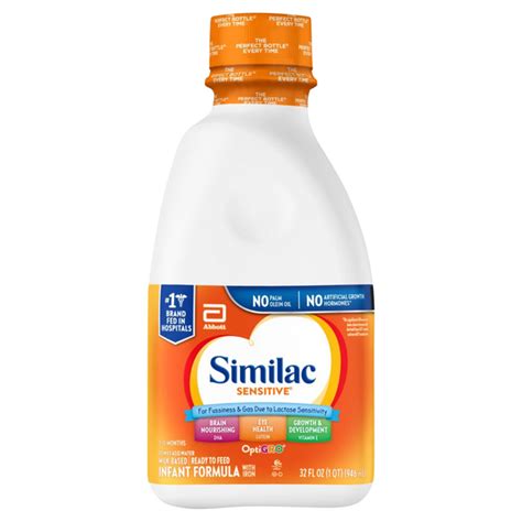 Save On Similac Sensitive Ready To Feed Infant Formula For Lactose
