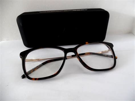 Dkny Tortoise Brown And Gold Ovalsquare Eye Glasses And Case Dk7007 54 16