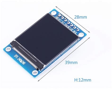 pantalla display tft arduino compatible st7789 1 3p 240x240 rgb ips lcd