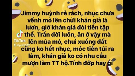 Jimmy Huỳnh Quẹt Mỏ Hồi Hướng Công đức Cho Khán Giả Nghe Mắc ói Quá Ác Vậy đức ở Chổ Nào 😬