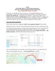 Lab4 Instruction 2 Pdf Lab 4 GEOG1005 Map Use Reading And