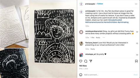 Pin By Katie Marsan On Printmaking Art Lesson Plans Art Lesson Plans African American Artist