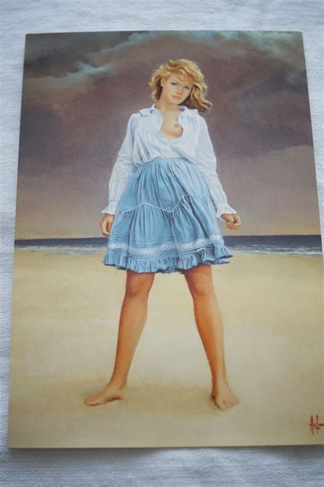 Aslan Nu Orage Cpa Erotique Pin Up 1992 R2139 Par Aslan 1992