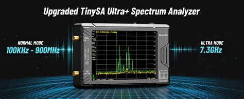 Seesii Tinysa Ultra Zs407 7 3ghz Spectrum Analyzer 2025 Upgraded 4 Inch Hw V0 5 4 100khz 7