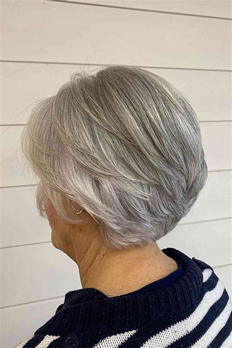 25 Must Try Feathered Haircuts Women Over 60 Are Rockin Haircut Gray