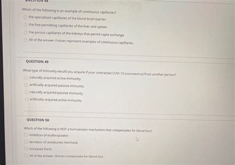 Solved Which Of The Following Is An Example Of Continuous Chegg