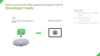 Modern Microcontroller Mcu Application Development With Qt Ppt
