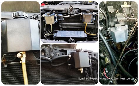 Universal Aluminum Coolant Reservoir Tankcoolant Overflow