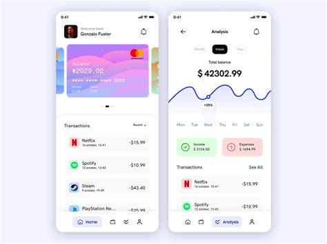 Wallet App UI Design Behance