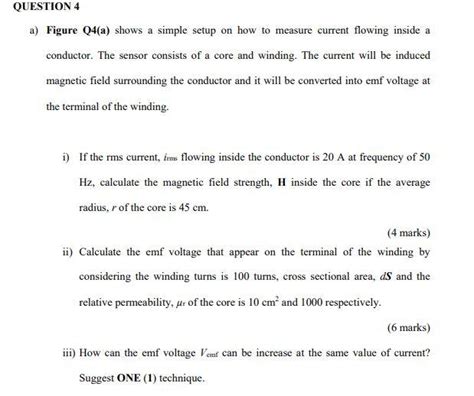 Solved Figure 4 Question 4 A Figure Q4 A Shows A