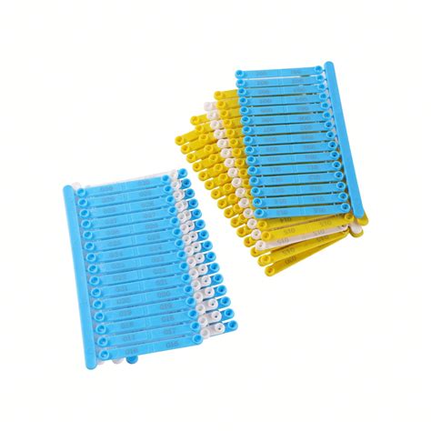 45 Pcs Chicken Wing Identification Rings With Numbers 001~045 Bird