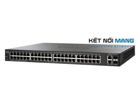 Thiết bị chuyển mạch Cisco SG X P Port Gigabit PoE Smart Switch with G Uplinks