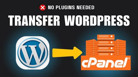 Transfer Wordpress From Localhost To Cpanel Without Plugins Step By Step Wordpress Migration