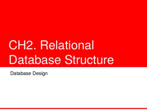 Ppt Ch2 Database Design Jan Jan Pol Abejo
