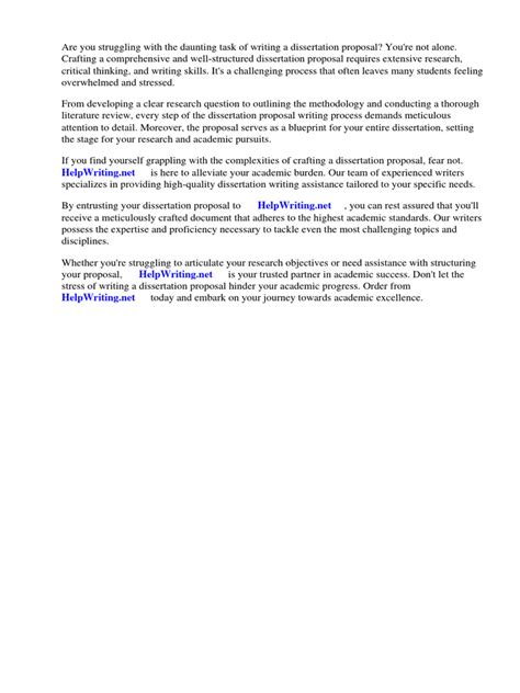 Example Dissertation Proposal Layout Pdf Thesis Methodology