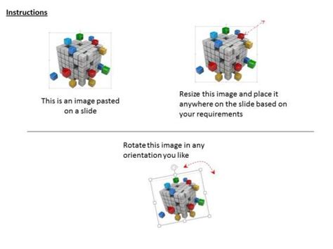 Stock Photo Illustration Of Colorful Cubes PowerPoint Slide