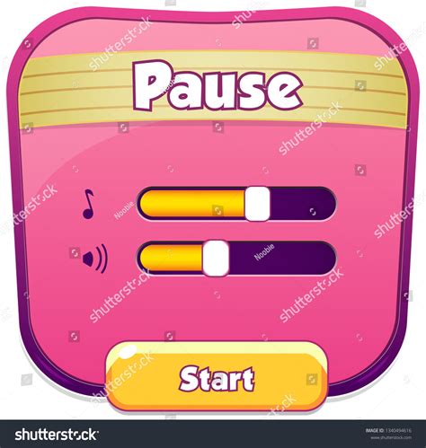 Game Ui Complete Menu Graphical User เวกเตอร์สต็อก ปลอดค่าลิขสิทธิ์ 1340494616 Shutterstock