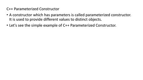 Constructors Destructors And Operator Overloadingpptx