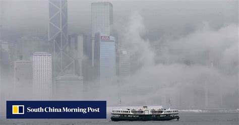 In Pictures Fog Smog And The Eerie Hong Kong Skyline South China Morning Post