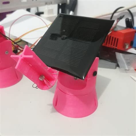 Dual Axis Solar Tracker Project 3d Model 3d Printable Cgtrader