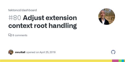 adjust extension context root handling · issue 80 · tektoncd dashboard