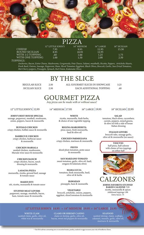 Menu Design Layout On Behance