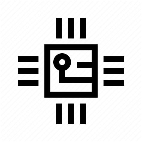 Chip Microchip Hardware Processor Technology Cpu Computer Icon