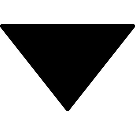 Upside Down Triangle Outline