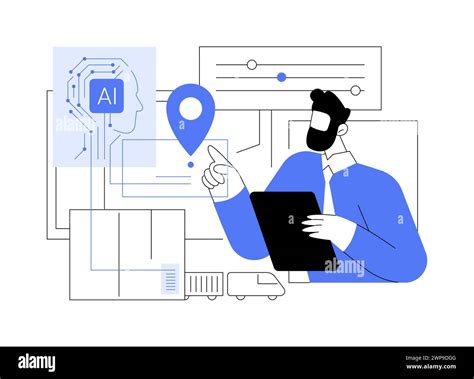 Predictive Maintenance Solutions With Ai Abstract Concept Vector Illustration Stock Vector Image